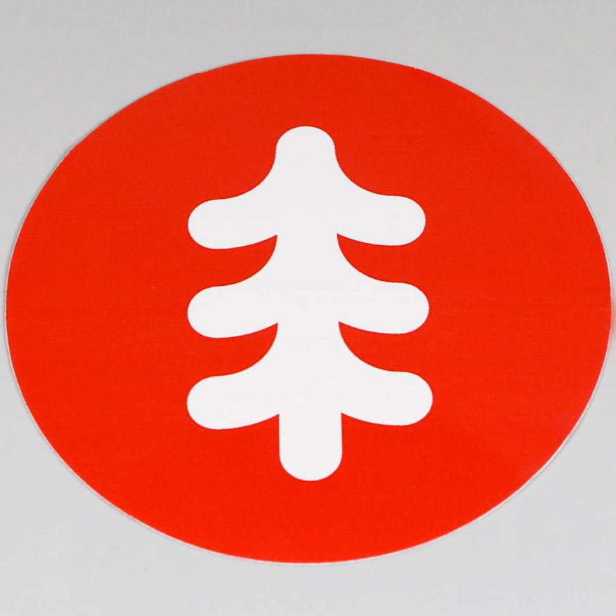 Tree Logo Sticker Large | Eldora Mountain Sports